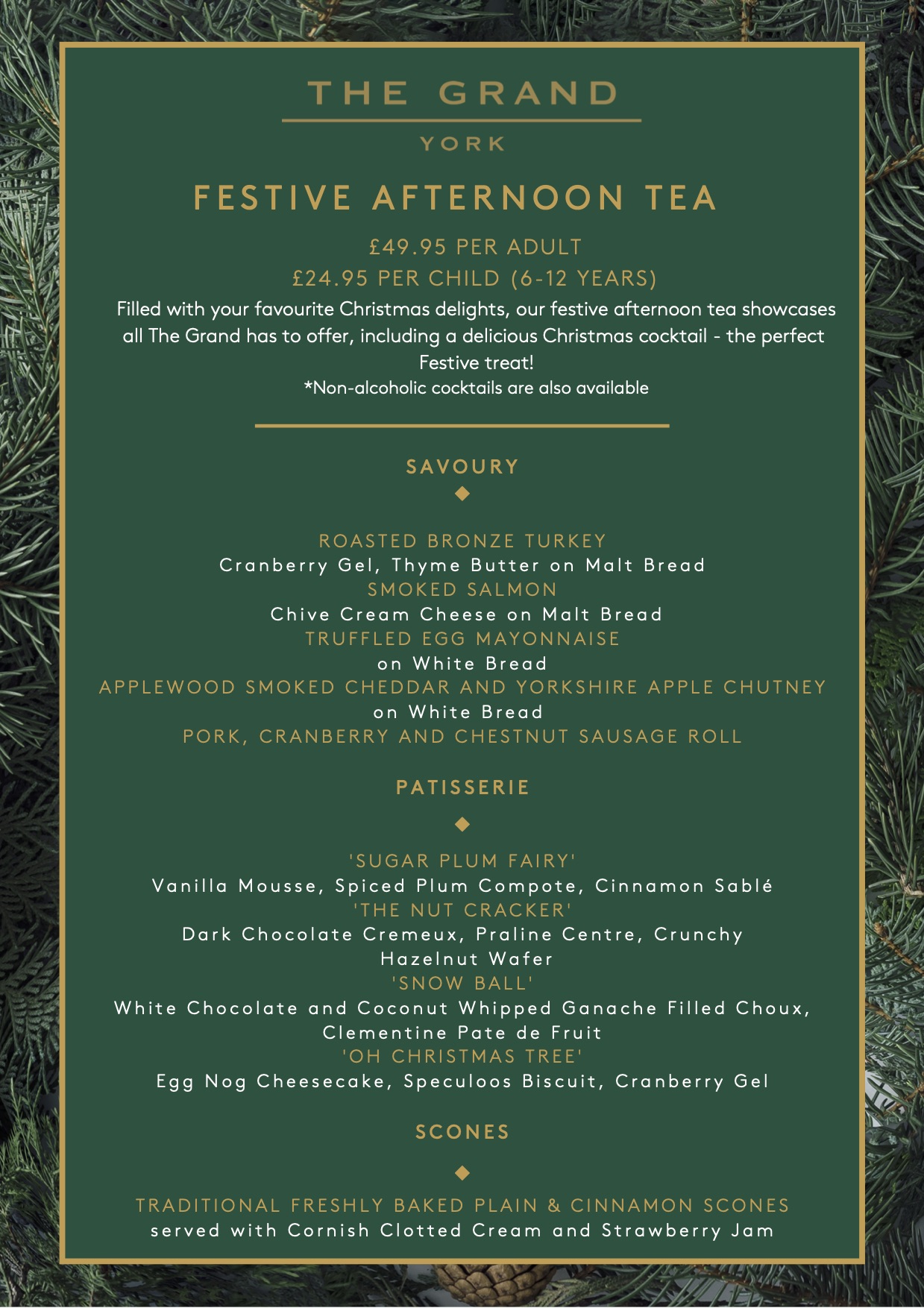 The Grand York Afternoon Tea | Save 15% Exclusive Offer